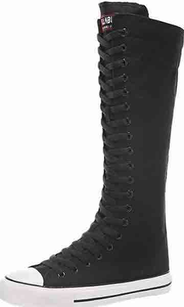 Long Converse: 10 Knee High Converse-Like Shoes | Footted