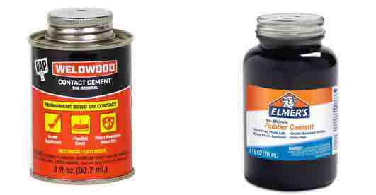 Contact Cement vs Rubber Cement: The Comparison | Footted